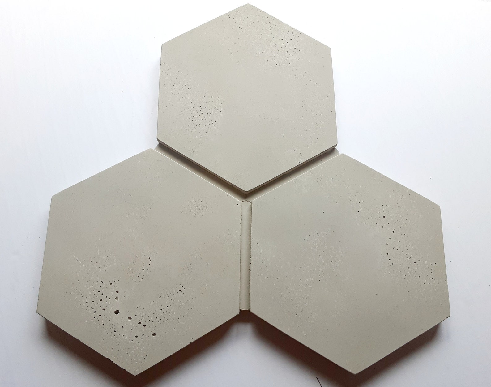 2-pack, Hexagon Mold. DIY Concrete Mold, Cement Tile Mold, Custom Mold ...