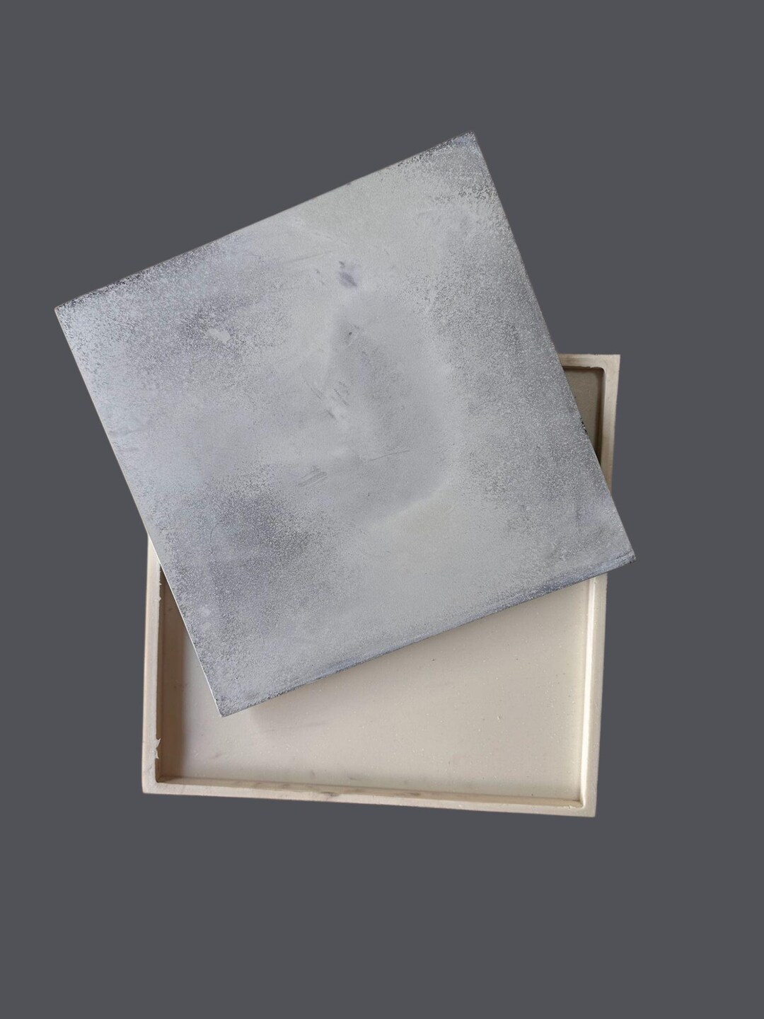 12" X 12" X 1/2" Cement Tile Mold, Concrete Mold DIY, Matt Finish Tile ...