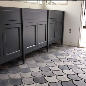 Cement Tile Sampler Mold. DIY Concrete Mold. Cement Tile With Natural ...