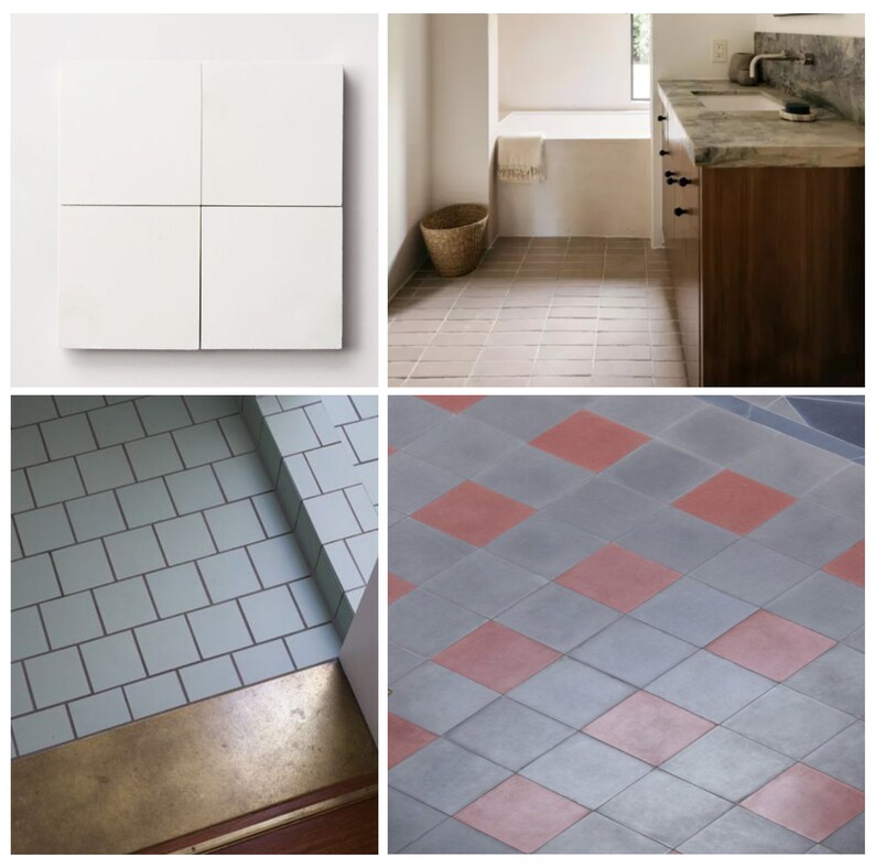 Cement Tile Sampler Mold. DIY Concrete Mold Cement Tile Mold. - Etsy