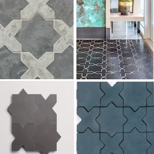 Cement Tile Sampler Mold. DIY Concrete Mold, Cement Tile Mold. Custom ...