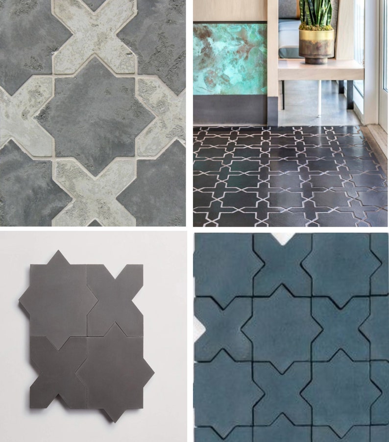 Cement Tile Sampler Mold. DIY Concrete Mold, Cement Tile Mold. Custom ...