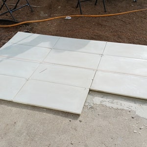 12" X 24" Cement Tile Mold, Concrete Mold DIY, Matt Finish Tile, DIY ...