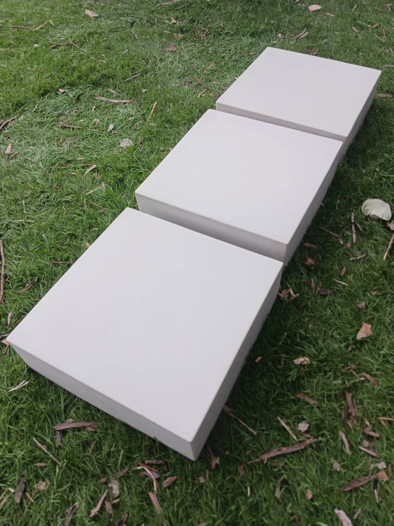 12"x 12"x 2" Smooth Paver Mold, DIY Stepping Stone Mold, DIY Concrete ...