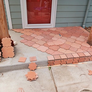 Arabesque Cement Tile Mold, Concrete Mold, DIY Concrete Molds - Etsy