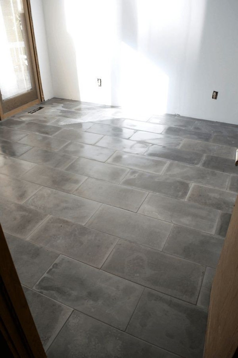12" X 24" Cement Tile Mold, Concrete Mold DIY, Matt Finish Tile, DIY ...