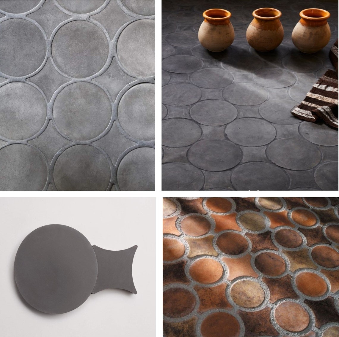 Cement Tile Sampler Mold. DIY Concrete Mold Cement Tile Mold. - Etsy