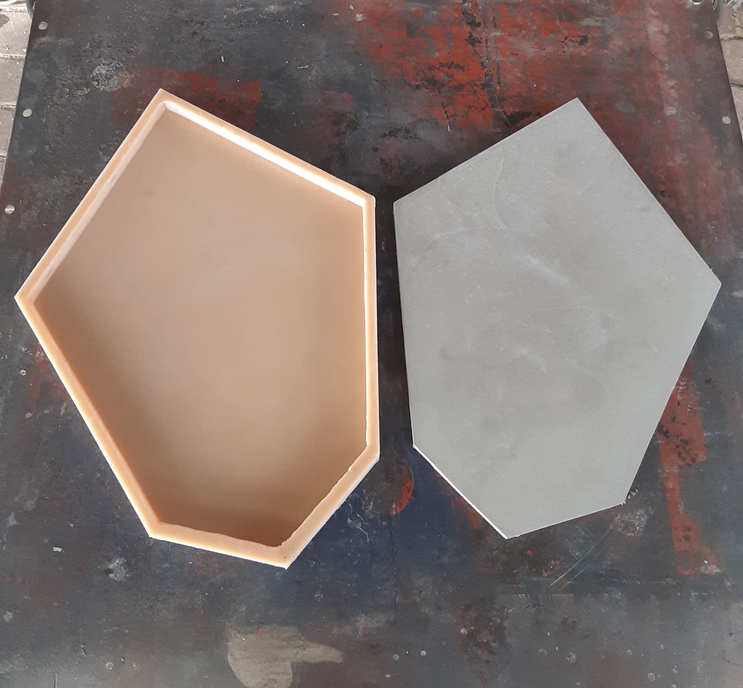 Polygon Smooth Paver Mold Stepping Stone Mold Concrete Paver - Etsy