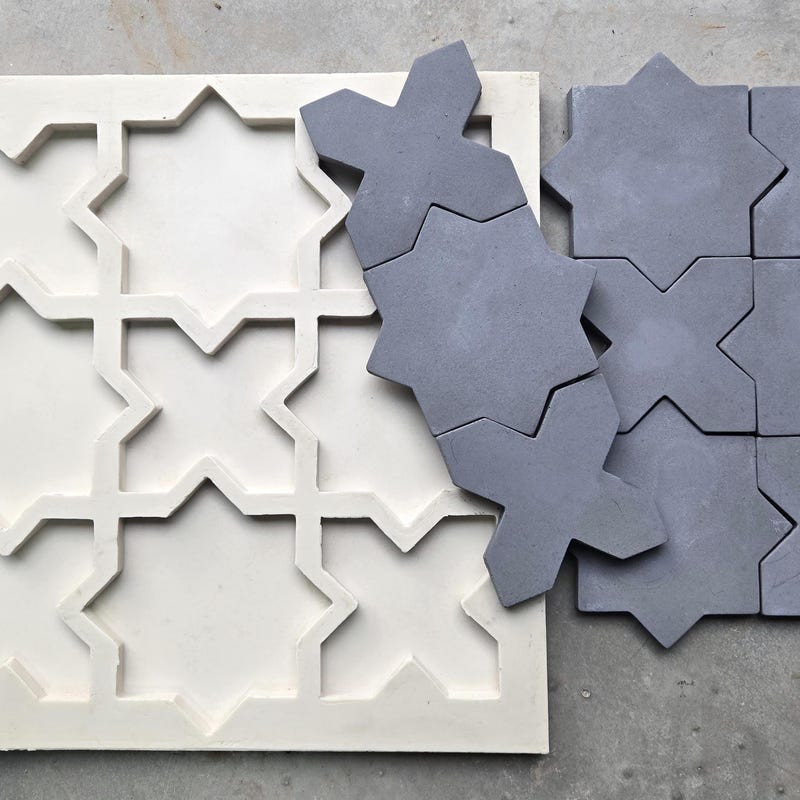 Concrete Tile Mold - Etsy