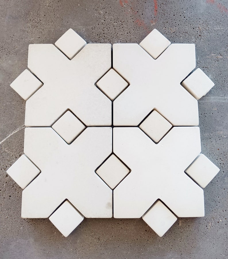 Cement Tile Cross & Star Mold. DIY Concrete Mold Cement Tile - Etsy