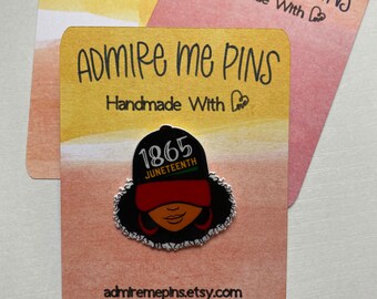 Juneteenth Flag Pin - Etsy