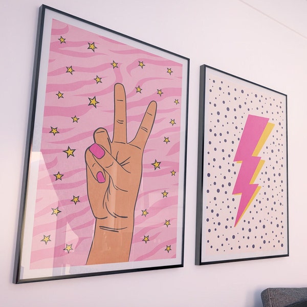 Peace Sign Poster - Etsy