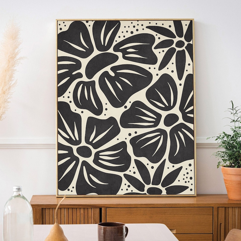 Black White Wall Art - Etsy