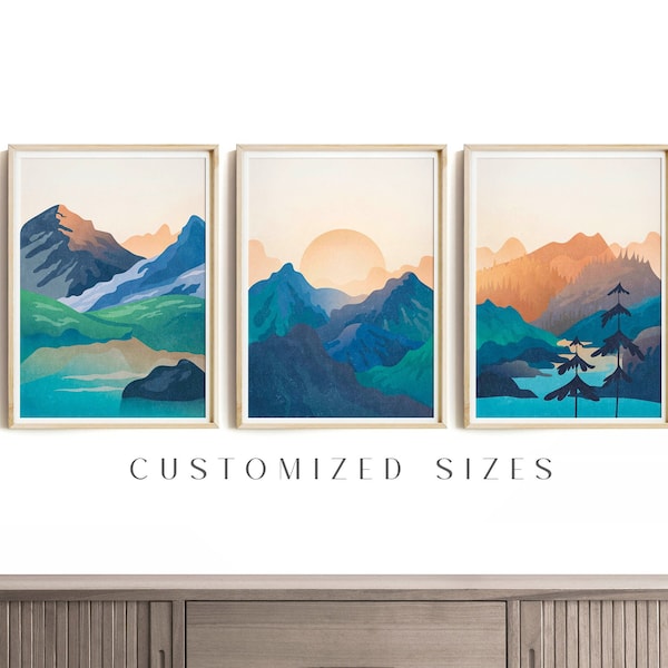 Set of Three Prints - Etsy