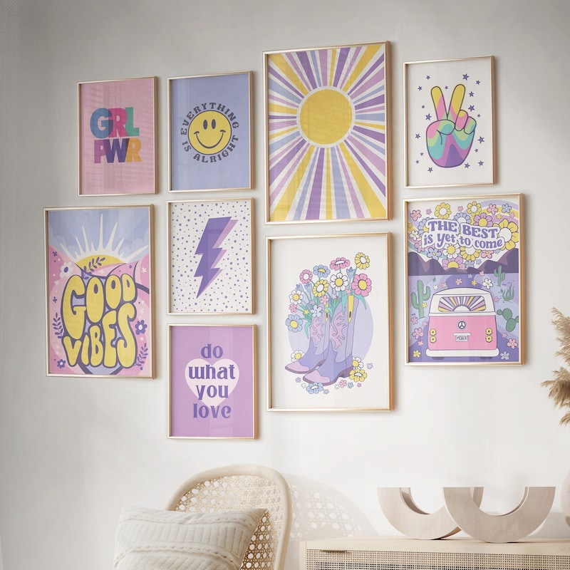 Purple Preppy Wallpapers - Etsy