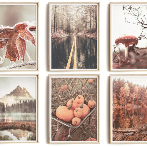 Fall Harvest Print Set of 6 Autumn Farmhouse Printable Art - Etsy
