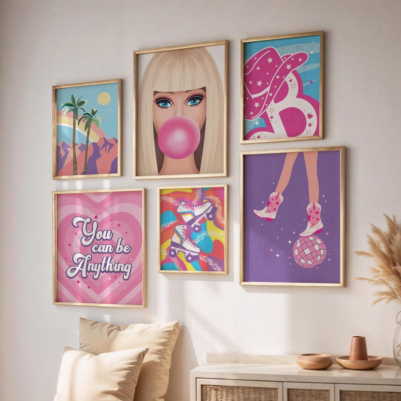 Girls Fashion Wall Decal - Etsy