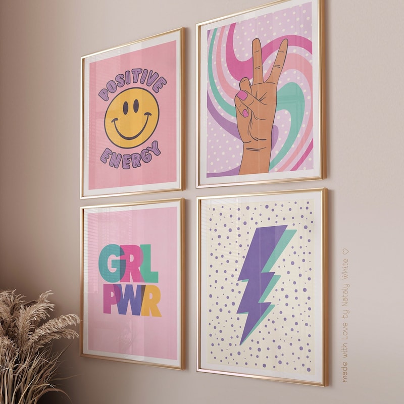 Art for Girls Room - Etsy