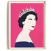 Queen Elizabeth Print Digital Artwork Pink Poster Queen - Etsy