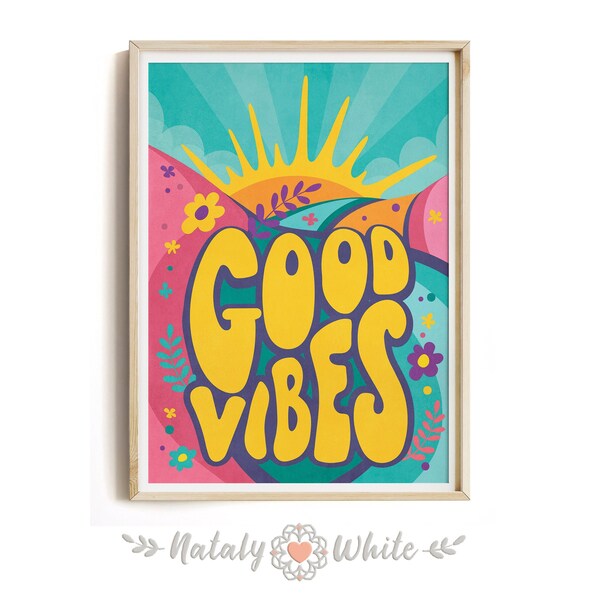 Good Vibes Poster - Etsy