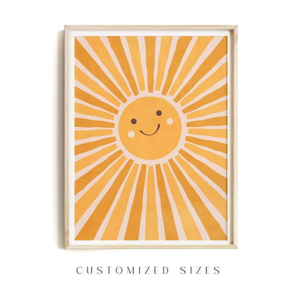 Sun Poster - Etsy