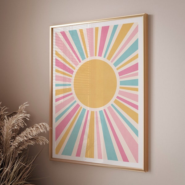 Sun Poster - Etsy