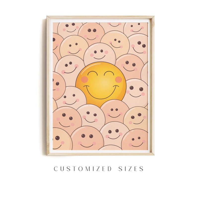 Preppy Wall Art Download Print Cute Print Funky Wall Art - Etsy