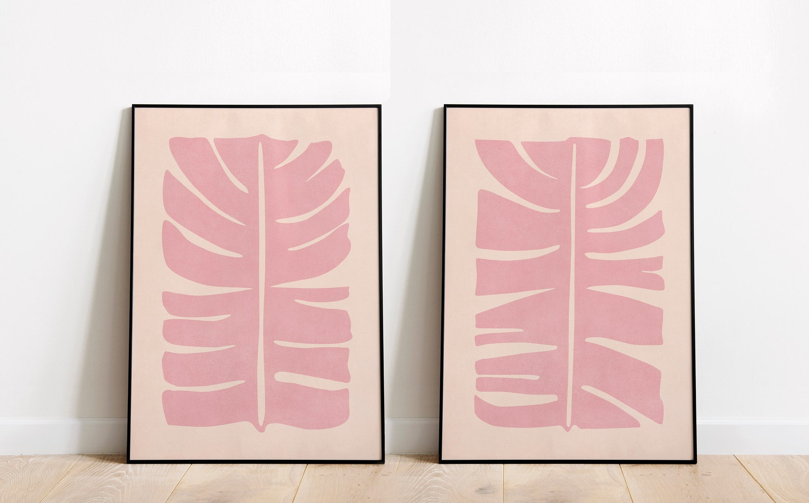 Light Pink Wall Art Prints Set of 2 Pink Preppy Wall Art - Etsy