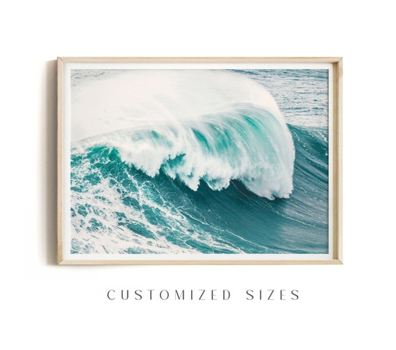 Ocean Wave Wall Art Print Ocean Waves Print Ocean - Etsy