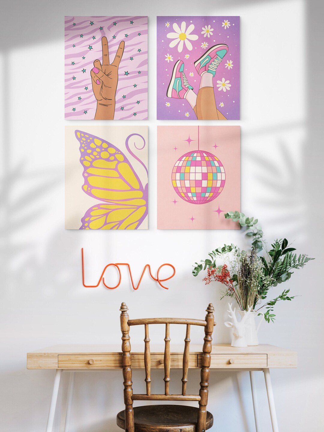 Poster Prints Aesthetic Room Decor, Bedroom Wall Decor Prints, Digital ...
