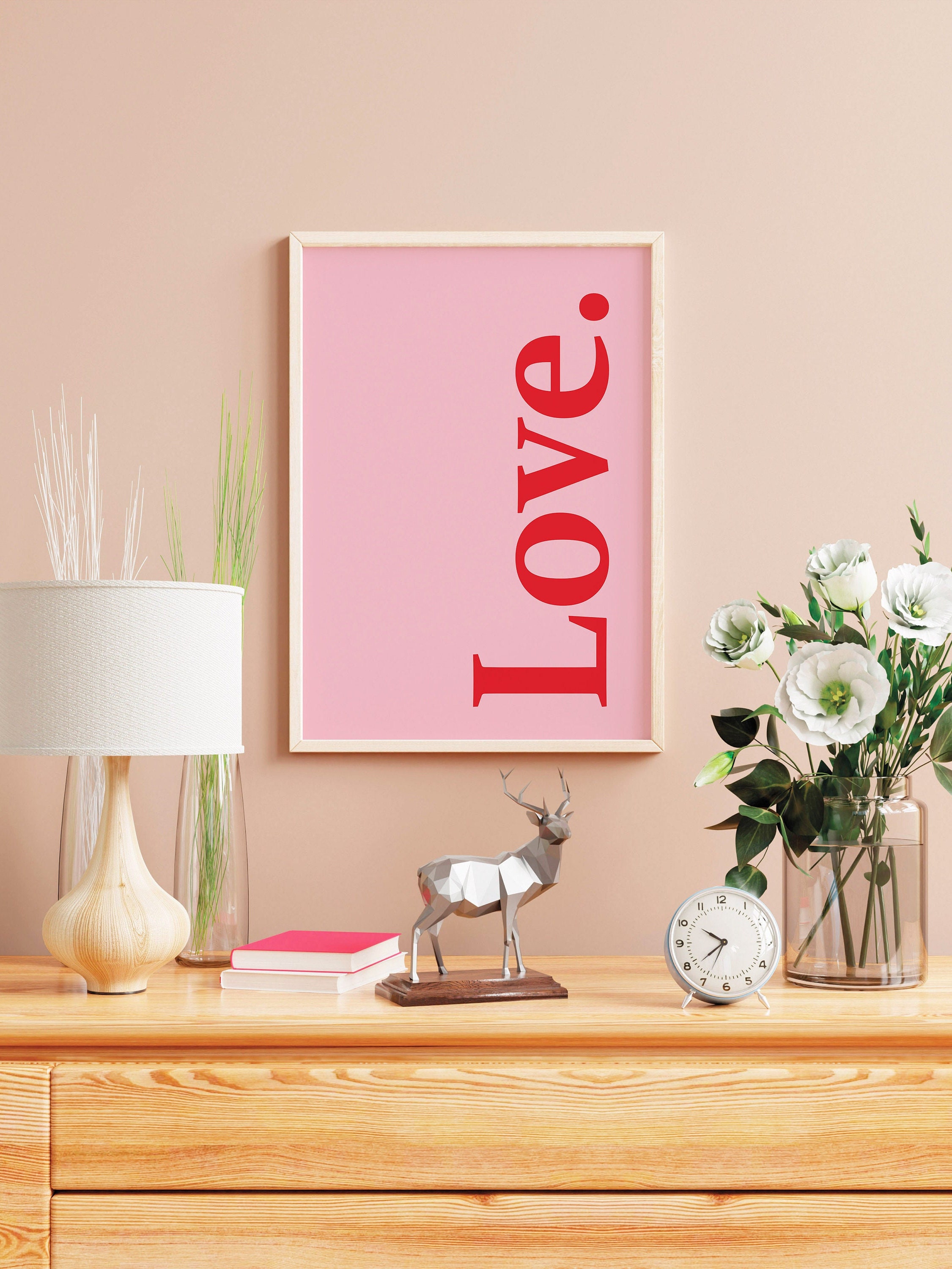 Love Wall Art Printable Valentines Wall Art Love Poster - Etsy