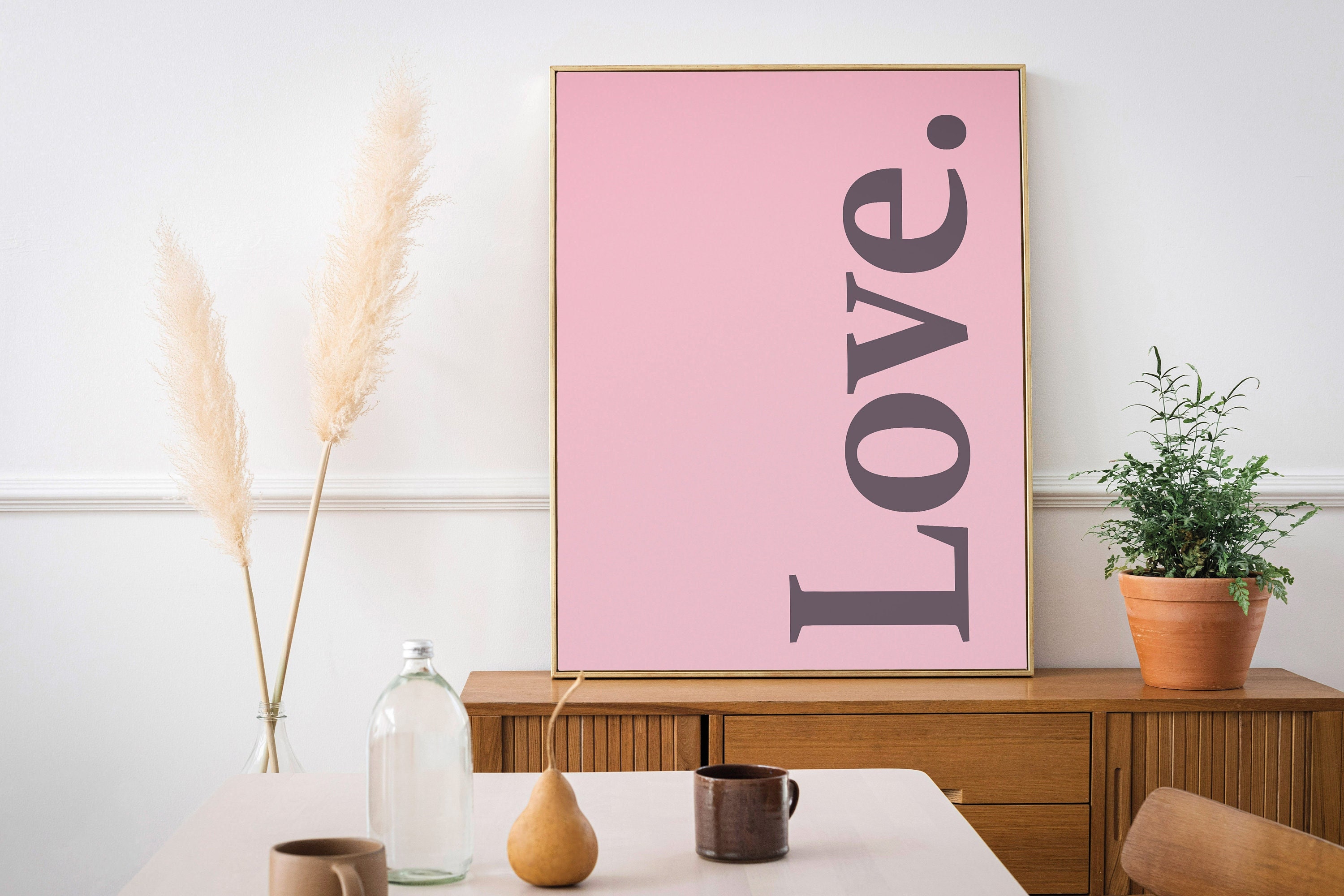 Love Wall Art Printable Valentines Wall Art Love Poster - Etsy