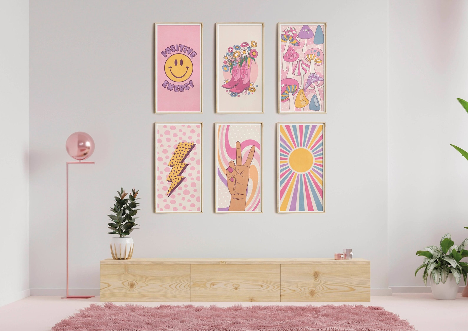 Trendy Wall Art Prints Set of 6 Wall Art Prints Wall Art - Etsy