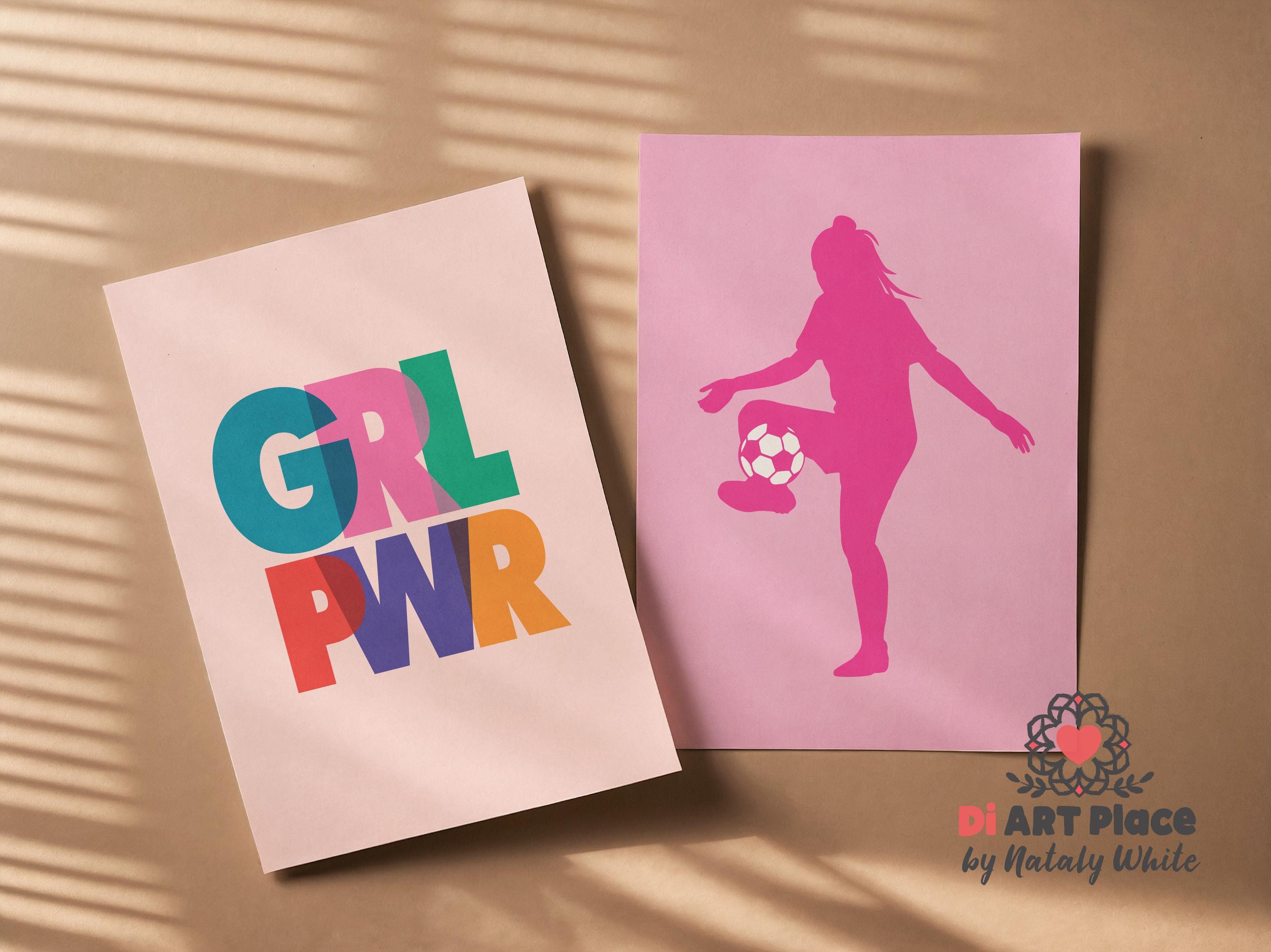 Girls Room Wall Art Print Set of 8, Bright Color Art Teenager Room ...