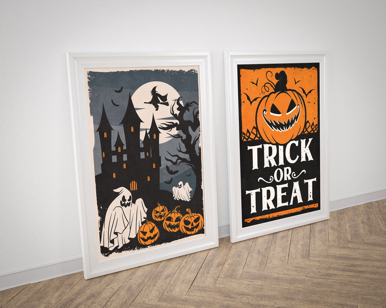 Halloween Posters Printable Wall Art, Halloween Prints Art, Trick or ...