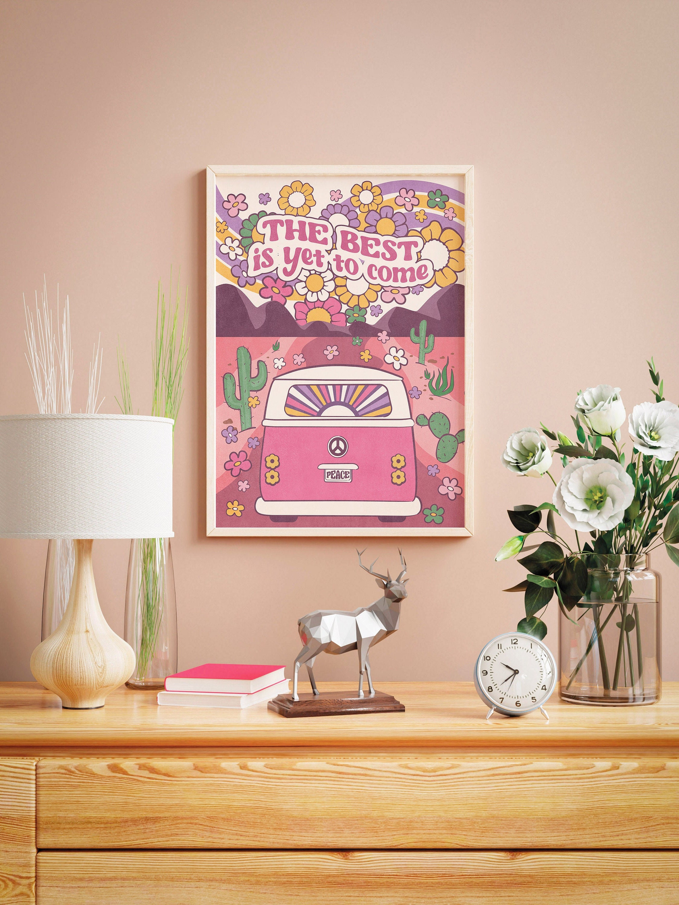 Trendy Room Decor Preppy Retro Bus Cute Room Decor Aesthetic - Etsy