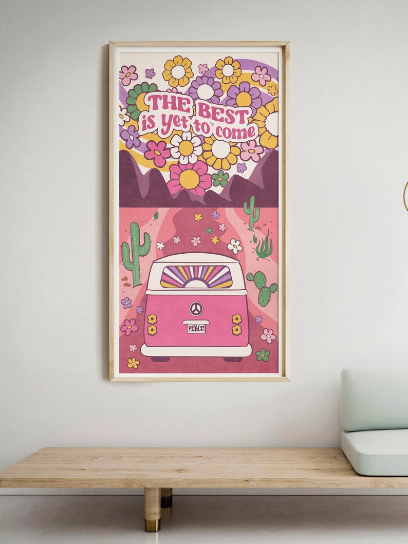Trendy Room Decor Preppy Retro Bus Cute Room Decor Aesthetic - Etsy