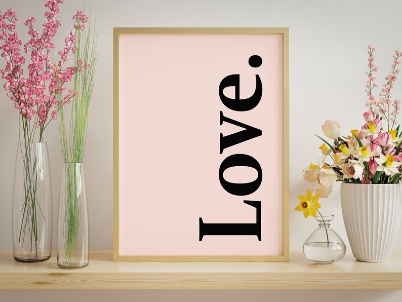Love Wall Art Printable Valentines Wall Art Love Poster - Etsy Love Wall Art Printable Valentines Wall Art Love Poster - Etsy
