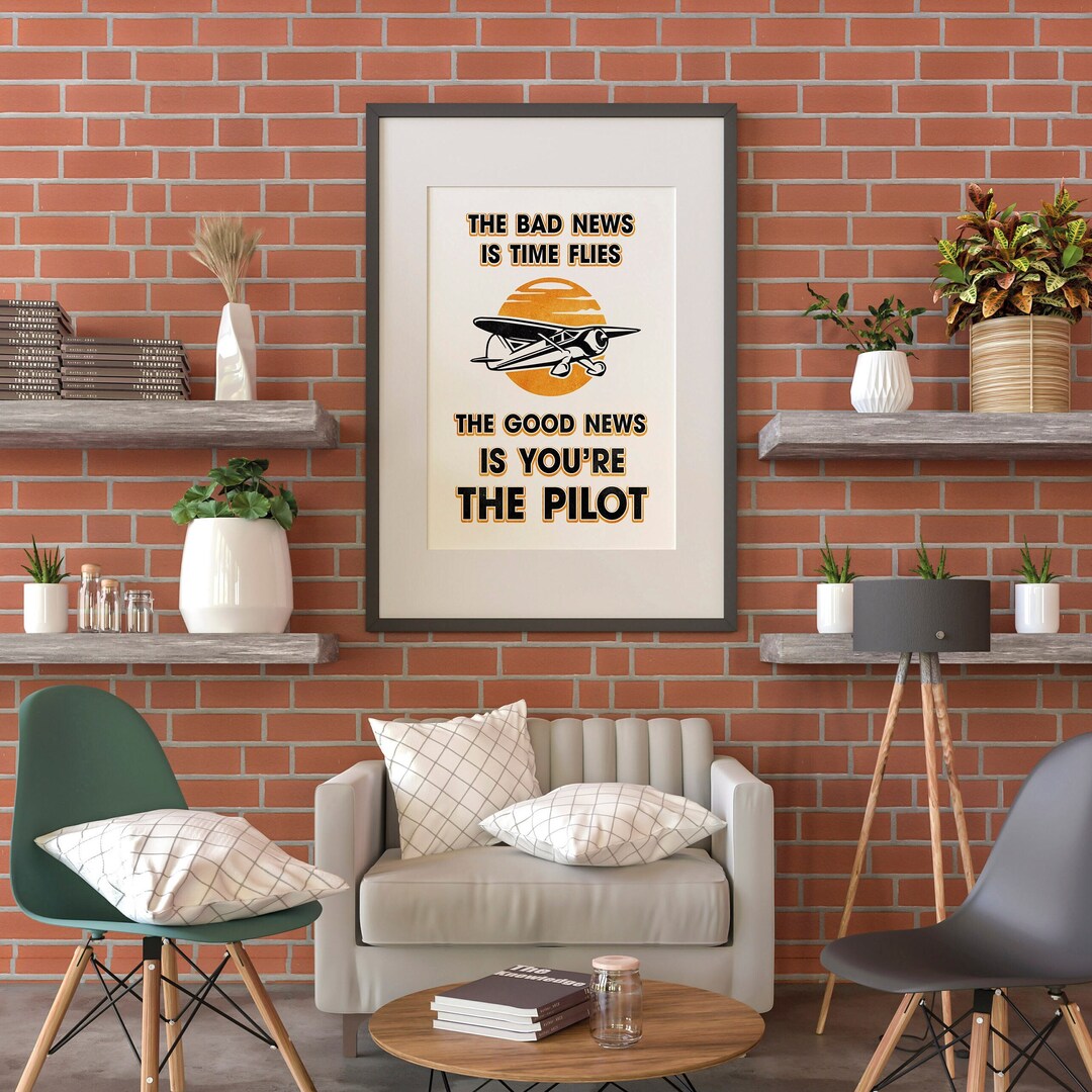 You Are the Pilot Print: Inspirational Office Decor (digital Download ...