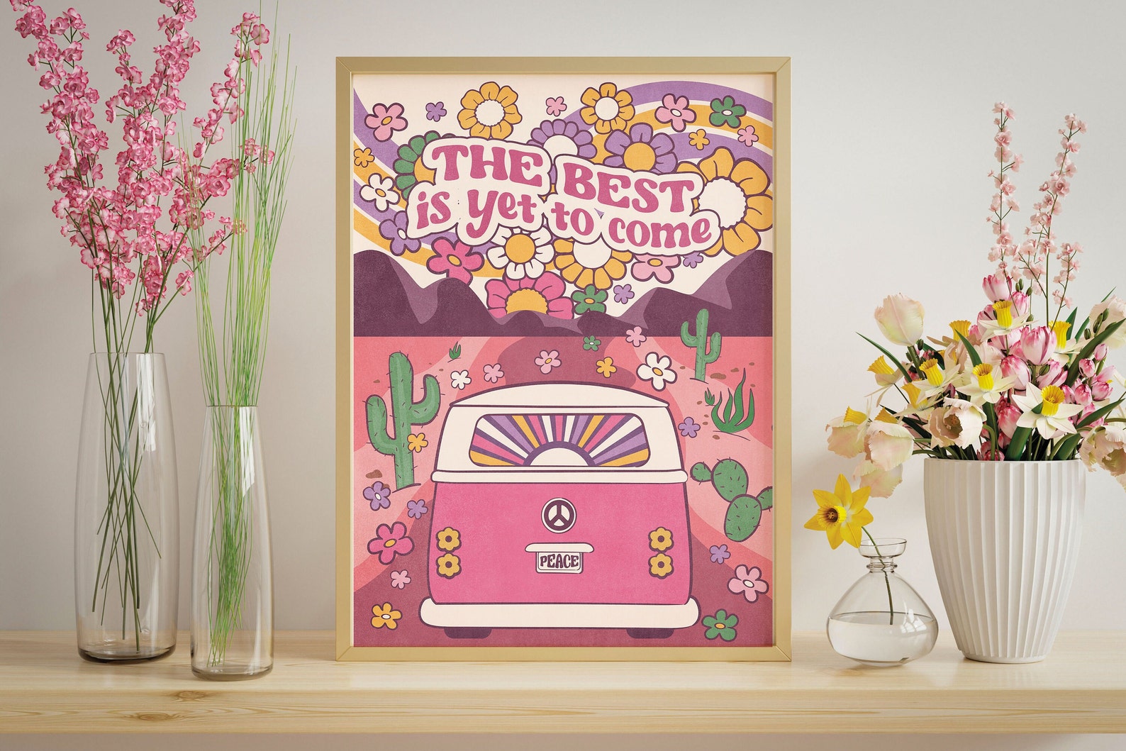 Trendy Room Decor Preppy Retro Bus Cute Room Decor Aesthetic - Etsy