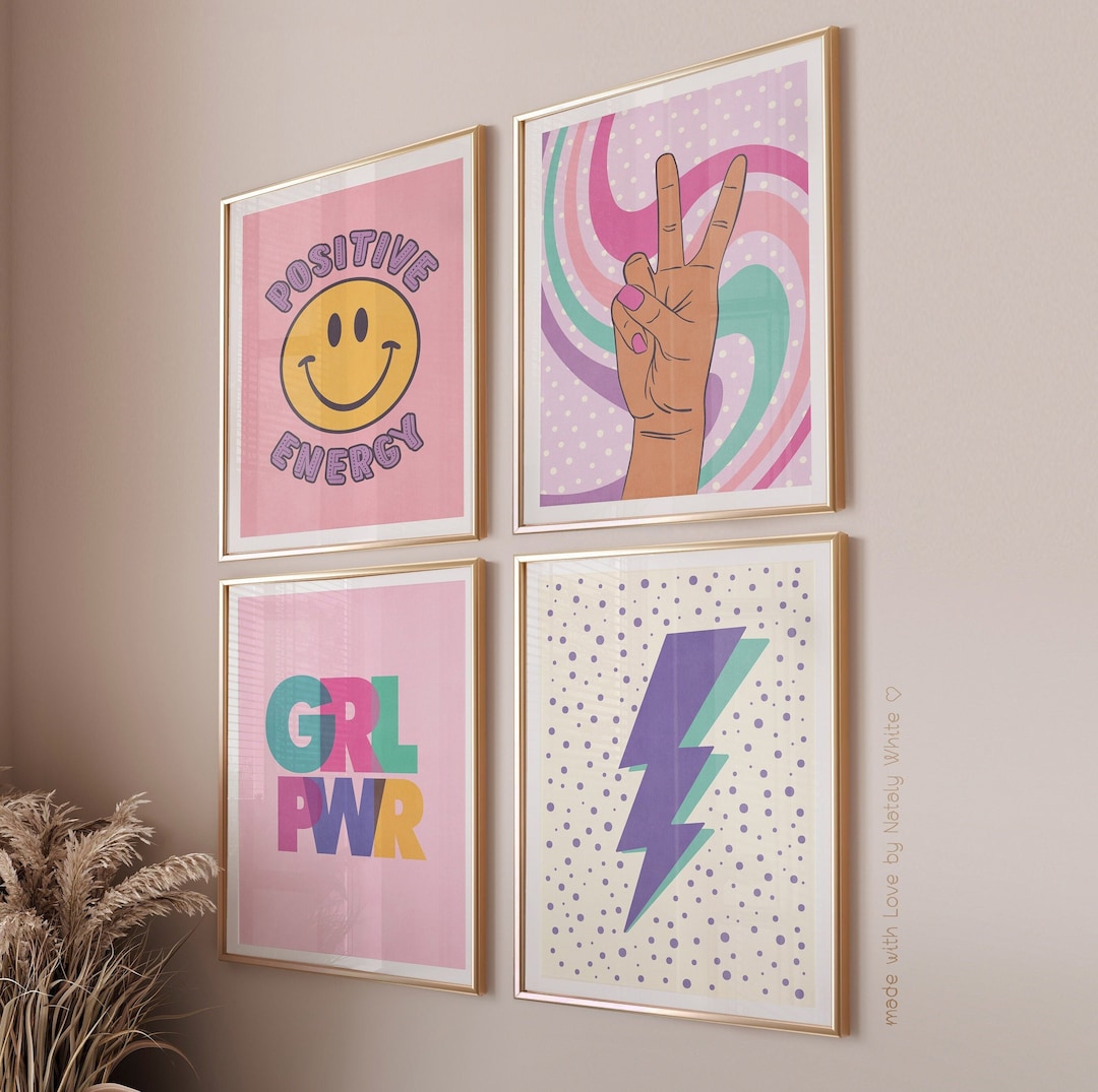 Bedroom Wall Art Prints Girls Room Decor, Wall Art Poster Girl Prints ...