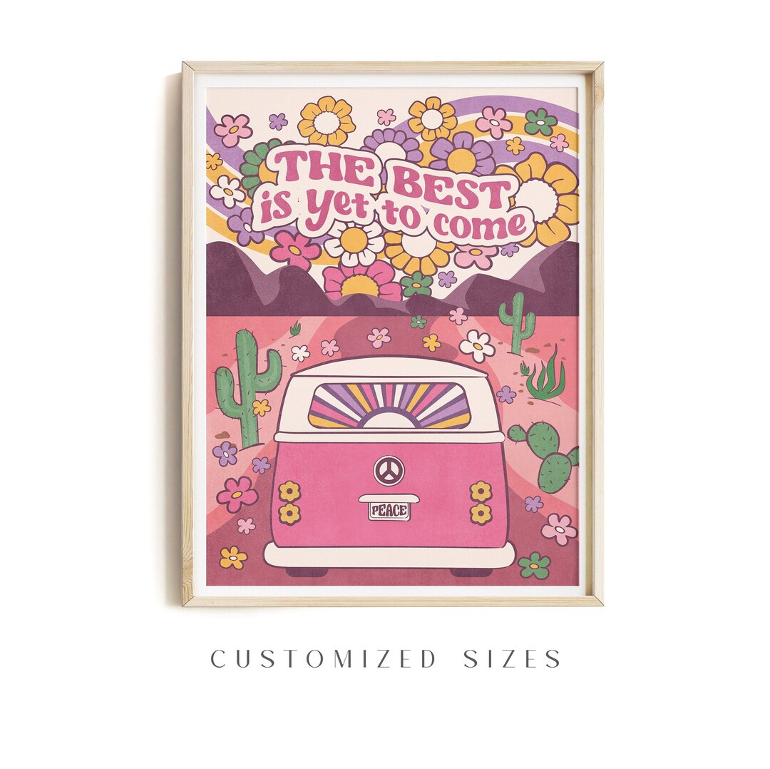 Trendy Room Decor Preppy, Retro Bus Cute Room Decor Aesthetic, Preppy ...