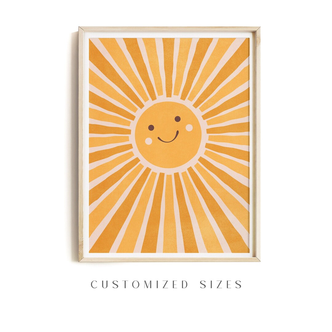 Sunshine Nursery Wall Art Download Sunshine Wall Art Nursery - Etsy