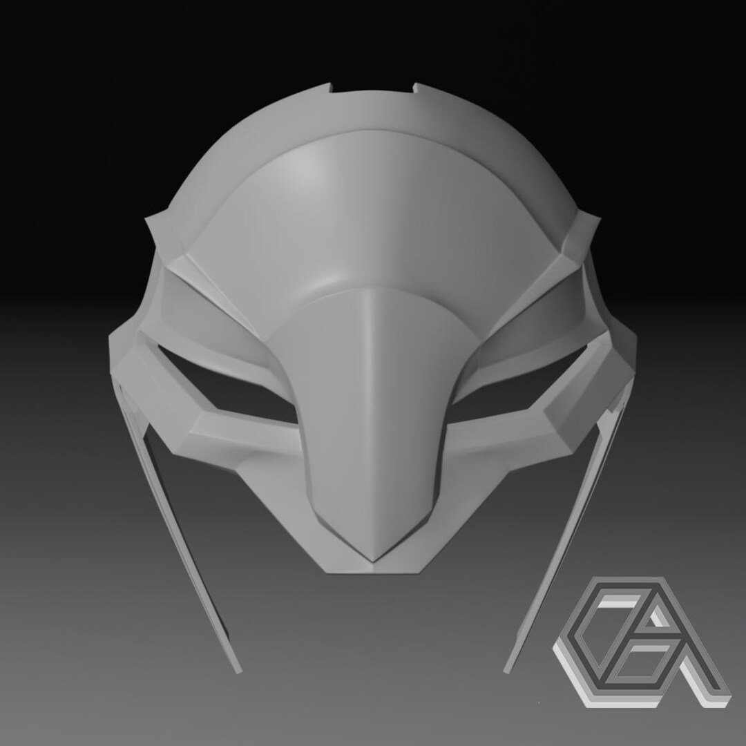 League of Legends Ambessa Mask Stl. | 3D Model | 3D Print | Printable ...
