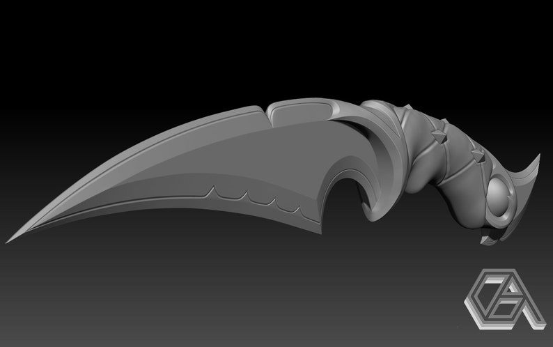 Valorant Ruin Dagger .stl | 3D Model | 3D Print | Printable - Etsy