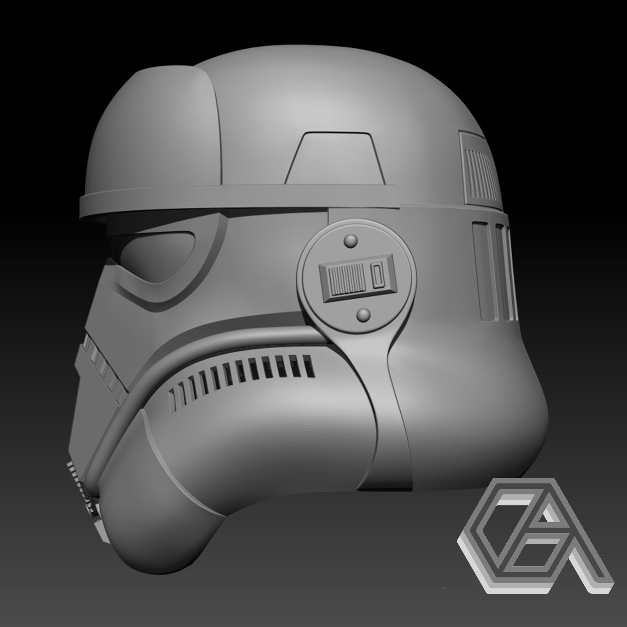 Star Wars - Patrol Trooper Helmet .stl | 3D Model | 3D Print ...