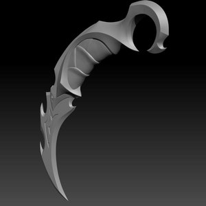Valorant Reaver Karambit .stl | 3D Model | 3D Print | Printable - Etsy Denmark