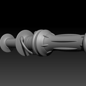 Valorant Gravitational Uranium Neuroblaster Baton .stl 3D Model 3D ...