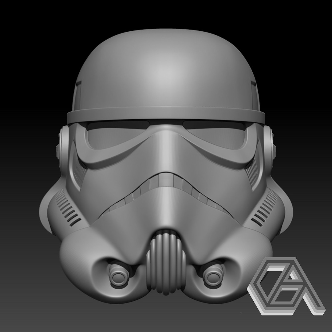 Star Wars Stormtrooper Helmet 3D Print File (.stl) - Etsy