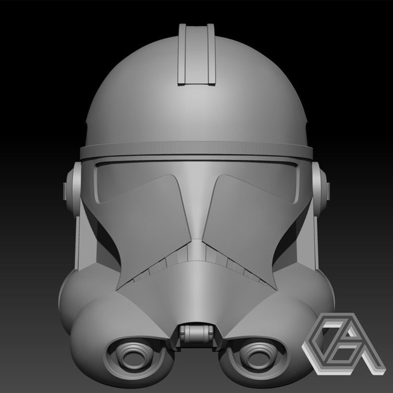 Clone Trooper Phase 2 Helmet 3D Model (.stl): Star Wars Printable - Etsy
